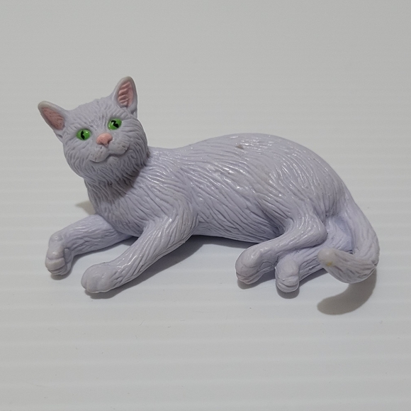 M.E.G. | Toys | Kitty In My Pocket Cat Figure Toy White Green Eyes 995 ...